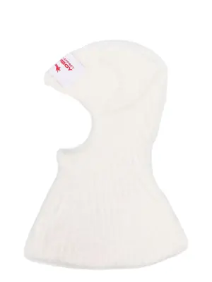 CHARLES JEFFREY Animal-ears Balaclava - White