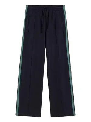 Ami Stripe-detailing Track Pants - Blue