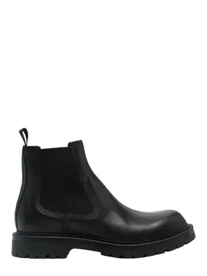 GUCCI Gucci Web Stripe-Trim Chelsea Boots