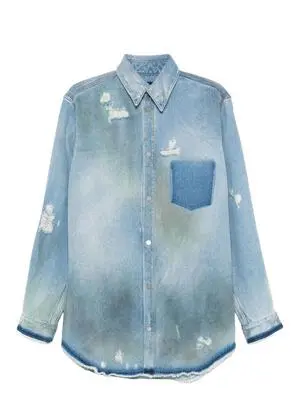 EGONLAB Distressed Shirt - Blue