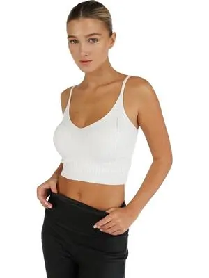 BELLE & BLOOM Belle & Bloom Knit Crop Top Oat