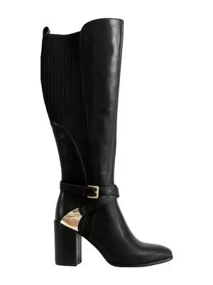 BELLE & BLOOM Breton Knee High Boot - Black