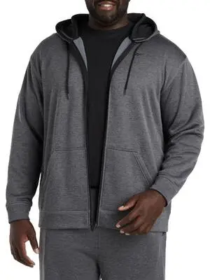REEBOK Performance Zip-front Hoodie - Pure Grey Heather