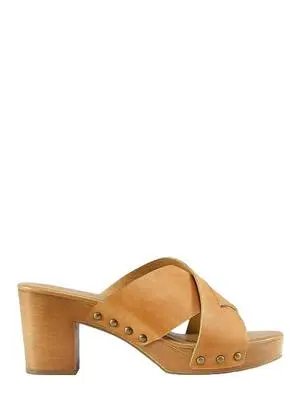 BELLE & BLOOM Midtown Clog Mule - Tan