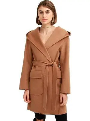 BELLE & BLOOM Robe Coat - Camel