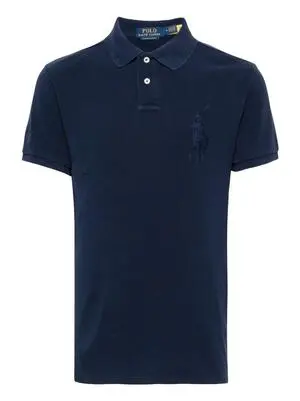 Polo Ralph Lauren Polo Pony-embroidery Polo Shirt - Blue