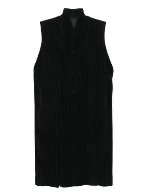 Issey Miyake Tucked Vest - Black
