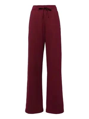Maison Kitsuné Logo Patch Pants - Red