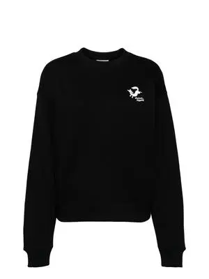 Maison Kitsuné Embroidered Sweatshirt - Black