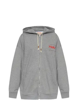 Marni Loopback Hoodie - Grey