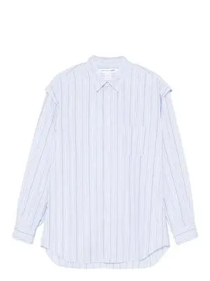 Comme Des Garçons Striped Shirt - Blue