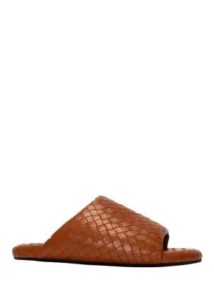 SIMONMILLER Woven Bubble Slides - Brown