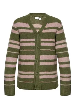 SAMSOE SAMSOE Saarin Striped Cardigan - Green