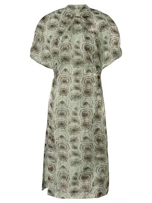 GENNY Genny Printed Midi Dress
