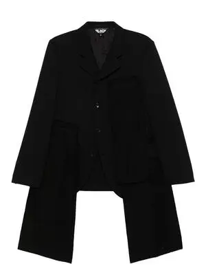 BLACK COMME DES GARÇONS Deconstructed Blazer - Black
