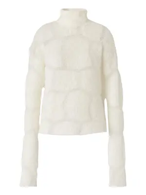 GENNY Chunky-knit Jumper - White