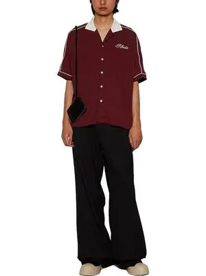 Rhude Chamonix Mont-blanc Bowling Shirt - Red
