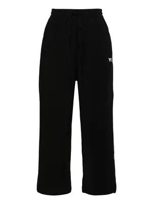 Y3 Logo-print Track Pants - Black