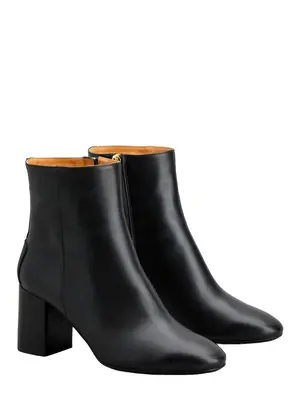 TOD'S Leather Ankle Boots - Black