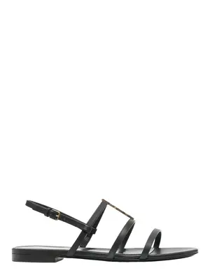 Saint Laurent Cassandra Sandals - Black