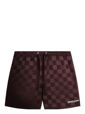 Kith Checkered Satin Collins Short - Rave