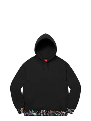 Supreme Aoi Icons Hooded Sweatshirt - Black