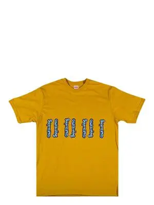 Supreme Gonz Logo T-shirt 'mustard - Yellow