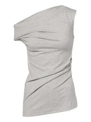 DRIES VAN NOTEN Dries Van Noten Draped Cotton Jersey Top