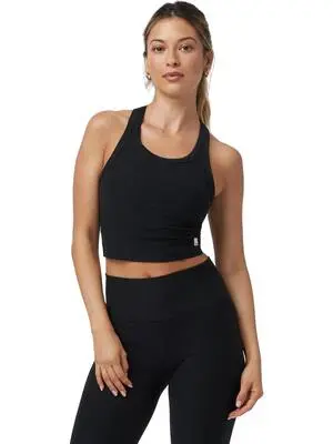 Vuori Elevation Racerback Tank Top - Black Heather