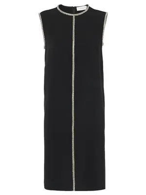 Sportmax Earry Embellished Mini Dress - Black