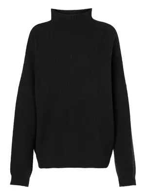 FFORME Kimm Cashmere-blend Mock Neck Sweater - Black