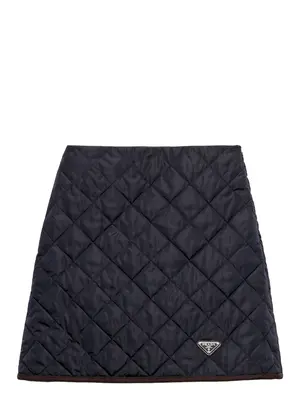 Prada Lightweight Re-nylon Miniskirt - Navy