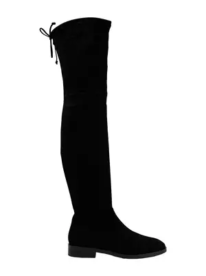 STUART WEITZMAN Jocey Stretch-suede Over-the-knee Boots - Black