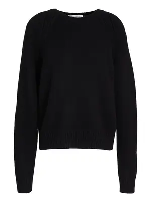 Autumn Cashmere Knitted Sweater - Black