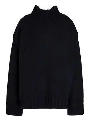 Chinti & Parker Wool Turtleneck Sweater - Navy