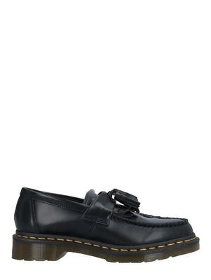 Dr. Martens Adrian Ys Smooth Leather Loafers With Tassels And Fringes - Black