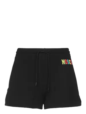 Moschino Organic Cotton Athletic Shorts - Black