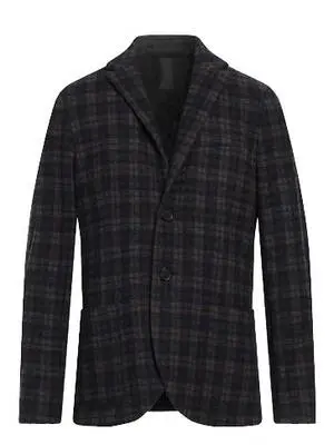 Harris Wharf London Single-breasted Tartan Blazer - Blue