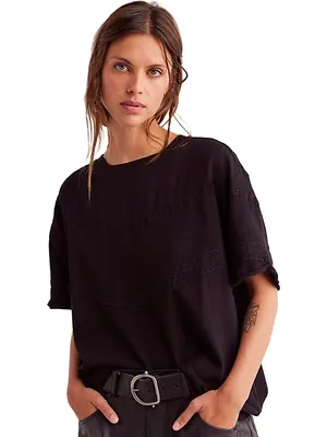 Free People We The Free Dorothy Tee Black