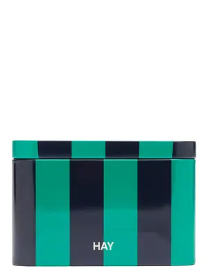 HAY Tin Container - Green/dark Blue