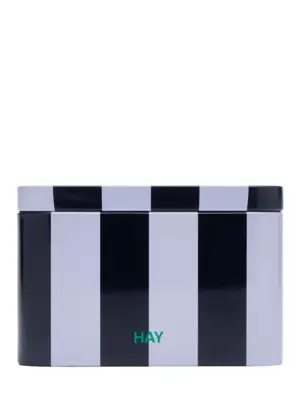 HAY Tin Container - Dark Blue/lavender
