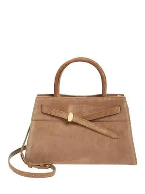 Veronica Beard Dash Suede Tote - Bark