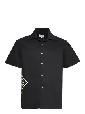 Rhude Cross Logo Shirt - Black