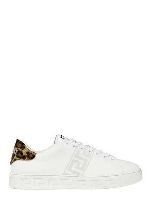 VERSACE Versace Greca Pony-Effect Sneakers