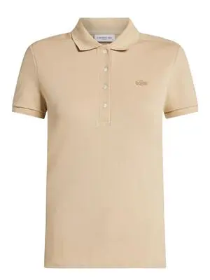 Lacoste Logo-appliqué Polo Shirt - Neutrals