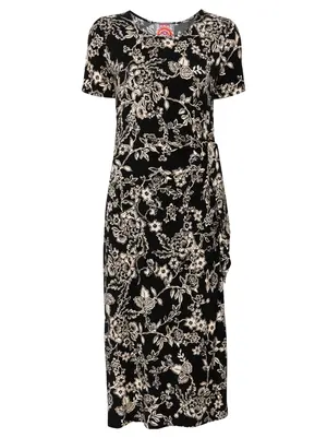Johnny Was Janie Midi Dress - Black