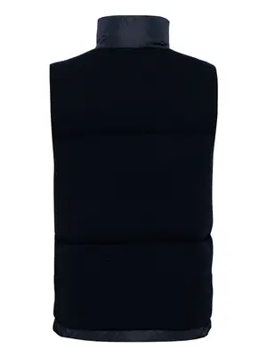 Aspesi Knitted Padded Gilet - Blue