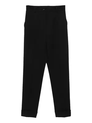 Dolce & Gabbana Wool Trousers - Black