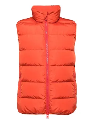 Aspesi Quilted Down Gilet - Orange