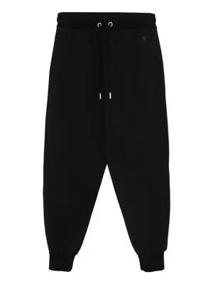 Ami De Coeur-motif Track Pants - Black